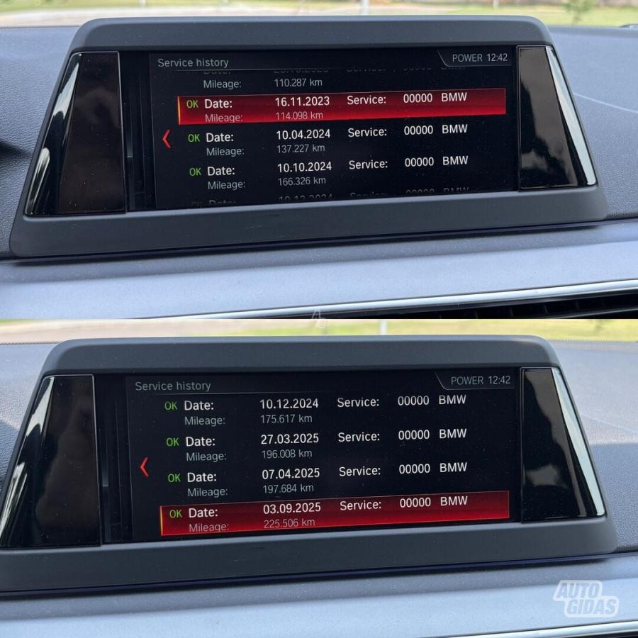 Black BMW 520 2019 in Kaunas, with an engine capacity of 2.00 L and mileage of 262 thousand km for 14300 €, photo 28 on AUTOMOTO.COM.LV