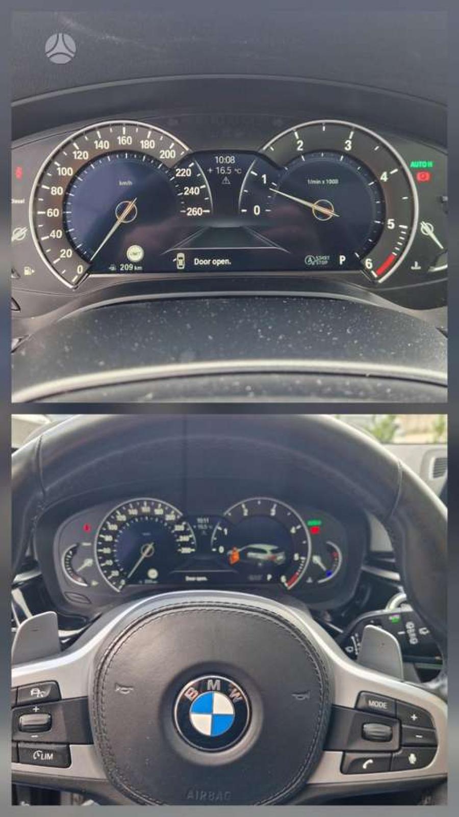 Melns BMW 520 2019 Šauļi, ar dzinēja tilpumu 2.00 L un nobraukumu 240 tūkst. km par 17500 €, foto 14 vietnē AUTOMOTO.COM.LV