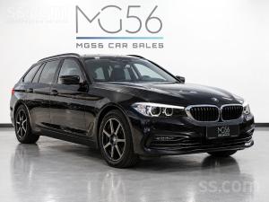 Black BMW 520 2019 in Riga, with an engine capacity of 2.00 L and mileage of 221 thousand km for 18900 €, photo 3 on AUTOMOTO.COM.LV