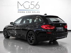 Black BMW 520 2019 in Riga, with an engine capacity of 2.00 L and mileage of 221 thousand km for 18900 €, photo 5 on AUTOMOTO.COM.LV