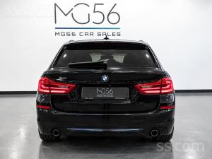 Black BMW 520 2019 in Riga, with an engine capacity of 2.00 L and mileage of 221 thousand km for 18900 €, photo 7 on AUTOMOTO.COM.LV