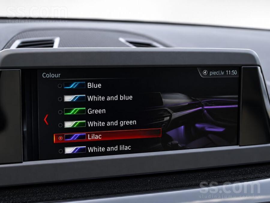 Black BMW 520 2019 in Riga, with an engine capacity of 2.00 L and mileage of 221 thousand km for 18900 €, photo 28 on AUTOMOTO.COM.LV