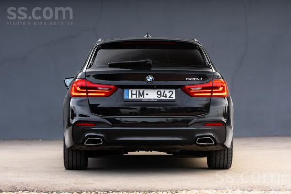 Melns BMW 520 2020 Jelgava, ar dzinēja tilpumu 2.00 L un nobraukumu 0 tūkst. km par 21500 €, foto 3 vietnē AUTOMOTO.COM.LV