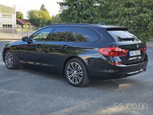 Black BMW 520 2020 in Ogre, with an engine capacity of 2.00 L and mileage of 249 thousand km for 21500 €, photo 3 on AUTOMOTO.COM.LV