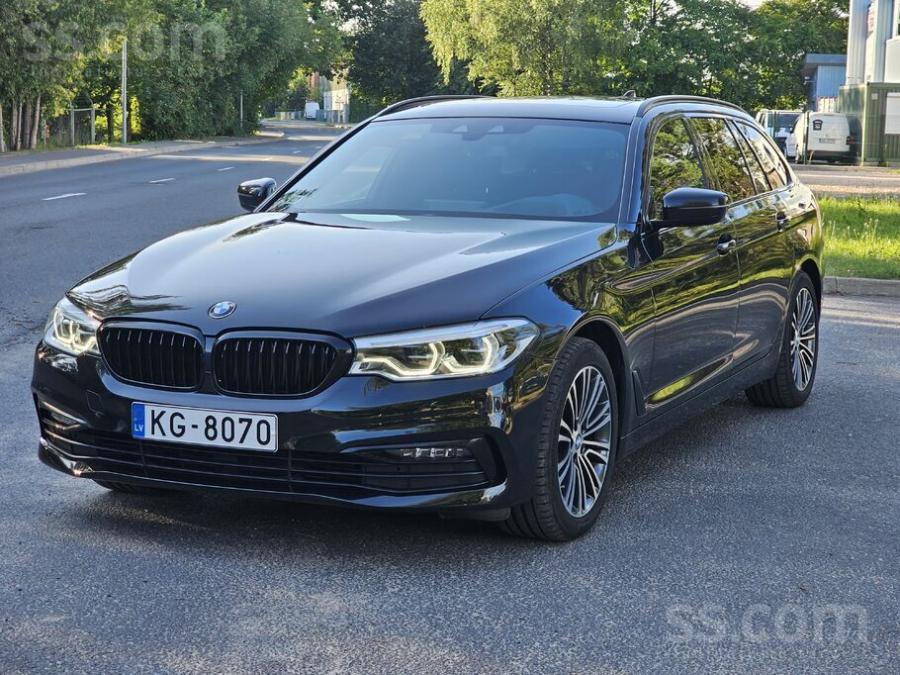 Black BMW 520 2020 in Ogre, with an engine capacity of 2.00 L and mileage of 249 thousand km for 21500 €, photo 10 on AUTOMOTO.COM.LV