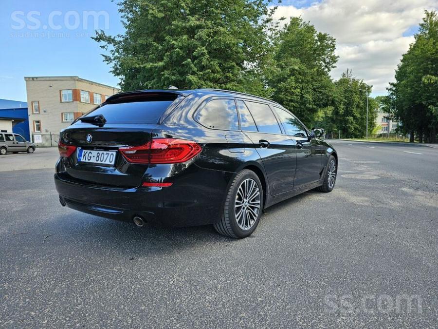 Black BMW 520 2020 in Ogre, with an engine capacity of 2.00 L and mileage of 249 thousand km for 21500 €, photo 12 on AUTOMOTO.COM.LV