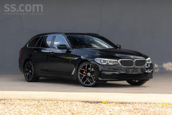 Black BMW 520 2020 in Jelgava, with an engine capacity of 2.00 L and mileage of 167 thousand km for 19500 €, photo 3 on AUTOMOTO.COM.LV