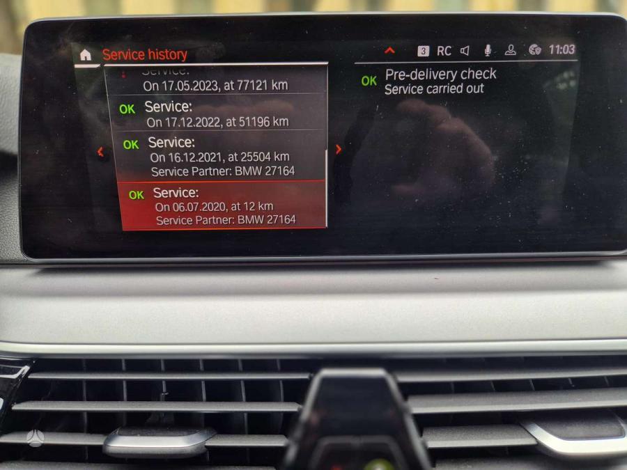 Melns BMW 520 2020 Mažeikiai, ar dzinēja tilpumu 2.00 L un nobraukumu 180 tūkst. km par 21300 €, foto 24 vietnē AUTOMOTO.COM.LV