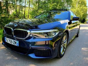 Black BMW 520 2020 in Utena, with an engine capacity of 2.00 L and mileage of 239 thousand km for 18950 €, photo  on AUTOMOTO.COM.LV