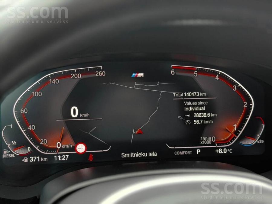 Black BMW 520 2020 in Riga, with an engine capacity of 2.00 L and mileage of 140 thousand km for 27500 €, photo 22 on AUTOMOTO.COM.LV