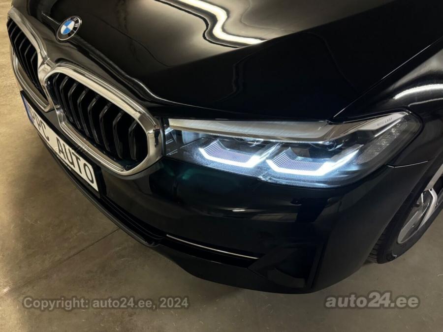 Melns BMW 520 2021 Tallina, ar dzinēja tilpumu 2.00 L un nobraukumu 106 tūkst. km par 31500 €, foto 3 vietnē AUTOMOTO.COM.LV