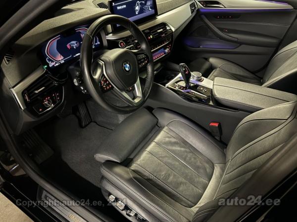 Melns BMW 520 2021 Tallina, ar dzinēja tilpumu 2.00 L un nobraukumu 106 tūkst. km par 31500 €, foto 5 vietnē AUTOMOTO.COM.LV
