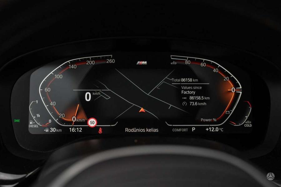 Melns BMW 520 2022 Viļņa, ar dzinēja tilpumu 2.00 L un nobraukumu 86 tūkst. km par 31950 €, foto 24 vietnē AUTOMOTO.COM.LV