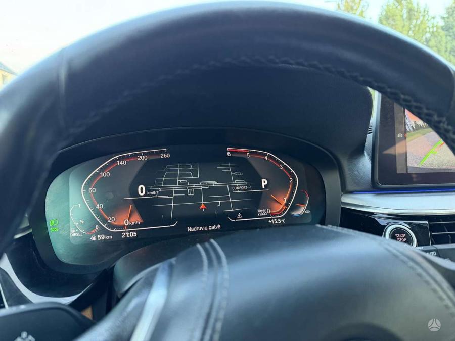 Melns BMW 520 2022 Kauņa, ar dzinēja tilpumu 2.00 L un nobraukumu 400 tūkst. km par 16700 €, foto 14 vietnē AUTOMOTO.COM.LV