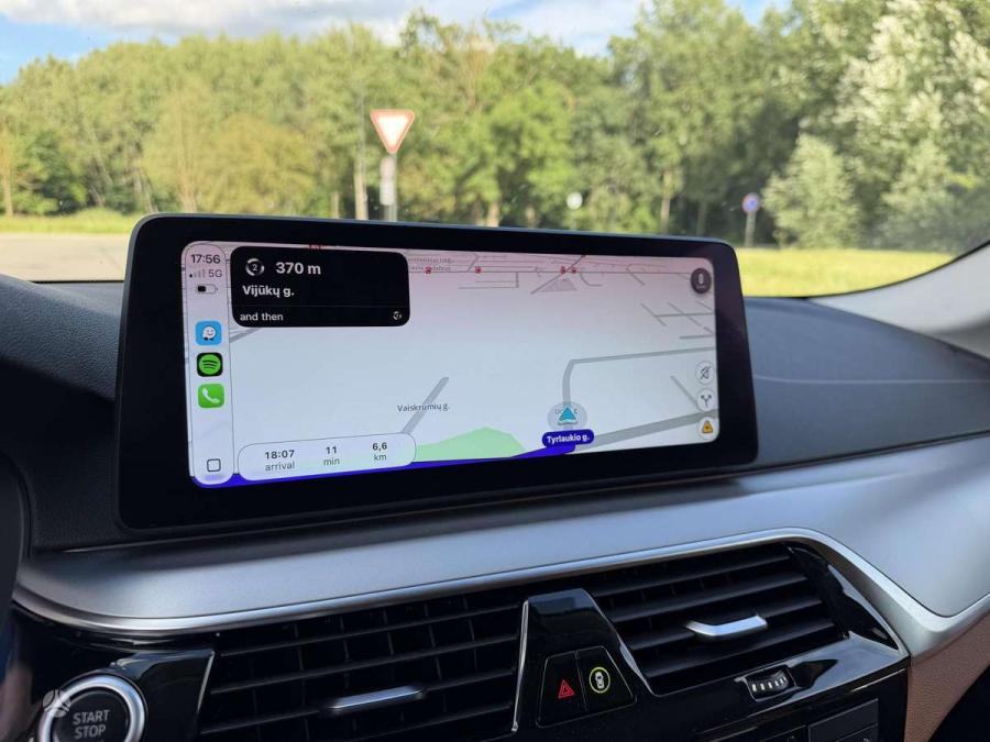 Melns BMW 520 2022 Kauņa, ar dzinēja tilpumu 2.00 L un nobraukumu 400 tūkst. km par 16700 €, foto 18 vietnē AUTOMOTO.COM.LV