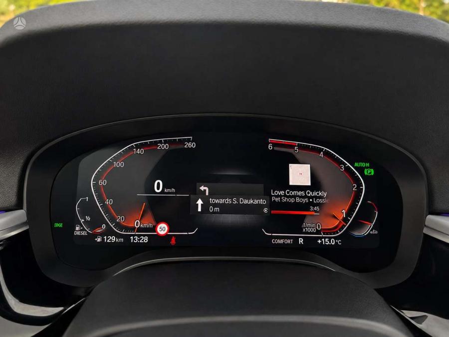 Black BMW 520 2023 in Klaipeda, with an engine capacity of 2.00 L and mileage of 99 thousand km for 28500 €, photo 29 on AUTOMOTO.COM.LV