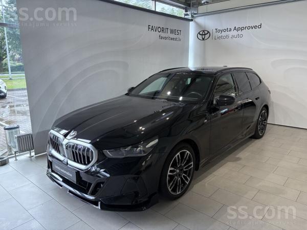 Black BMW 520 2025 in Ventspils, with an engine capacity of 2.00 L and mileage of 50 thousand km for 51990 €, photo 1 on AUTOMOTO.COM.LV