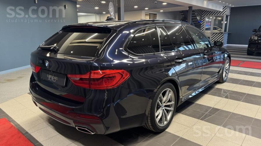 Blue BMW 520 2017 in Riga, with an engine capacity of 2.00 L and mileage of 163 thousand km for 18490 €, photo 6 on AUTOMOTO.COM.LV