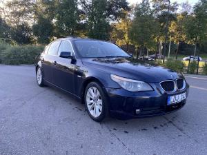 Blue BMW 520 2004 in Vilnius, with an engine capacity of 2.17 L and mileage of 264 thousand km for 1870 €, photo  on AUTOMOTO.COM.LV