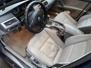 Blue BMW 520 2004 in Vilnius, with an engine capacity of 2.17 L and mileage of 264 thousand km for 1870 €, photo 7 on AUTOMOTO.COM.LV