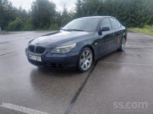 Blue BMW 520 2004 in Riga, with an engine capacity of 2.20 L and mileage of 0 thousand km for 2300 €, photo  on AUTOMOTO.COM.LV