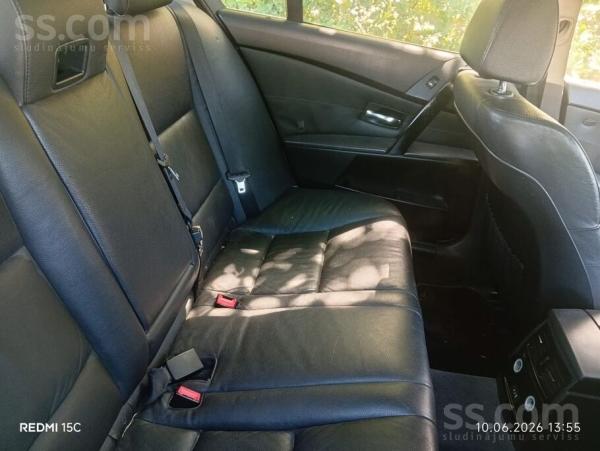 Blue BMW 520 2006 in Liepaja, with an engine capacity of 2.00 L and mileage of 373 thousand km for 2000 €, photo 3 on AUTOMOTO.COM.LV