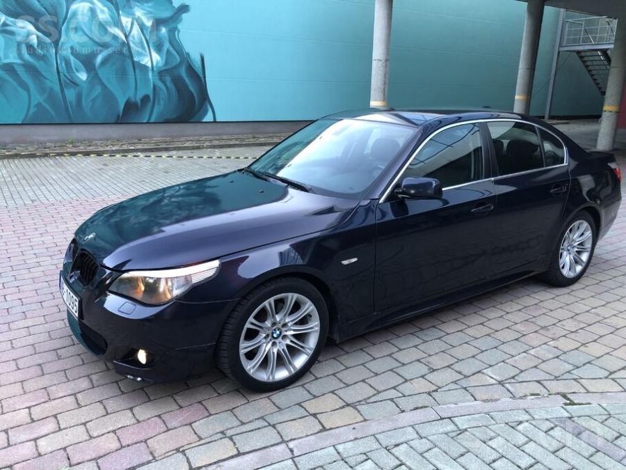 Blue BMW 520 2006 in Liepaja, with an engine capacity of 2.00 L and mileage of 373 thousand km for 3500 €, photo 3 on AUTOMOTO.COM.LV