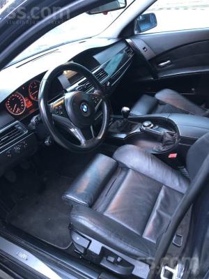 Blue BMW 520 2006 in Liepaja, with an engine capacity of 2.00 L and mileage of 373 thousand km for 3500 €, photo 10 on AUTOMOTO.COM.LV