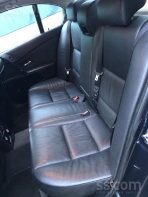 Blue BMW 520 2006 in Liepaja, with an engine capacity of 2.00 L and mileage of 373 thousand km for 3500 €, photo 13 on AUTOMOTO.COM.LV
