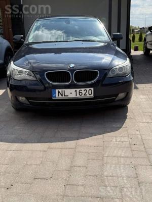 Blue BMW 520 2007 in Valmiera, with an engine capacity of 2.00 L and mileage of 325 thousand km for 4400 €, photo 3 on AUTOMOTO.COM.LV