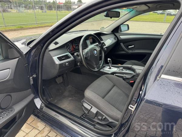 Zils BMW 520 2007 Valmiera, ar dzinēja tilpumu 2.00 L un nobraukumu 325 tūkst. km par 3950 €, foto 7 vietnē AUTOMOTO.COM.LV