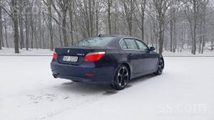 Blue BMW 520 2008 in Aluksne, with an engine capacity of 2.00 L and mileage of 0 thousand km for 3400 €, photo 5 on AUTOMOTO.COM.LV