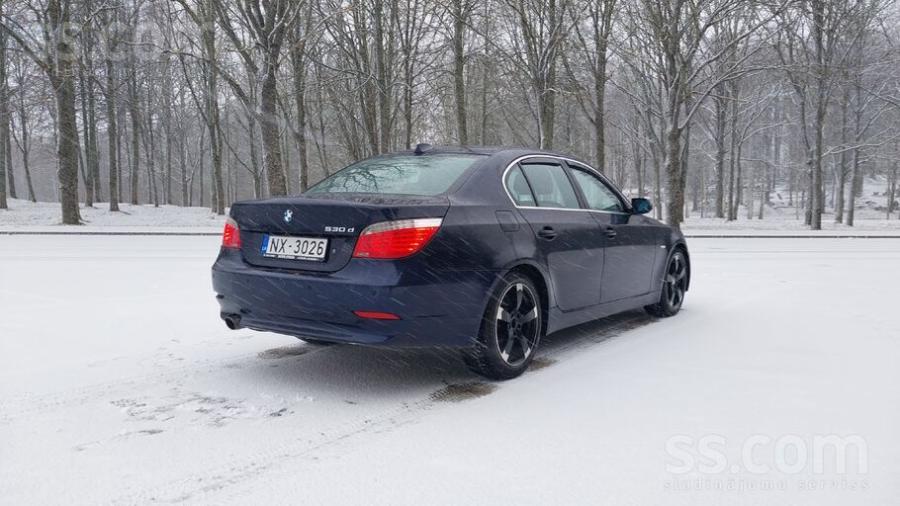 Blue BMW 520 2008 in Aluksne, with an engine capacity of 2.00 L and mileage of 0 thousand km for 3400 €, photo 5 on AUTOMOTO.COM.LV