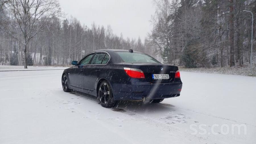 Blue BMW 520 2008 in Aluksne, with an engine capacity of 2.00 L and mileage of 0 thousand km for 3400 €, photo 6 on AUTOMOTO.COM.LV