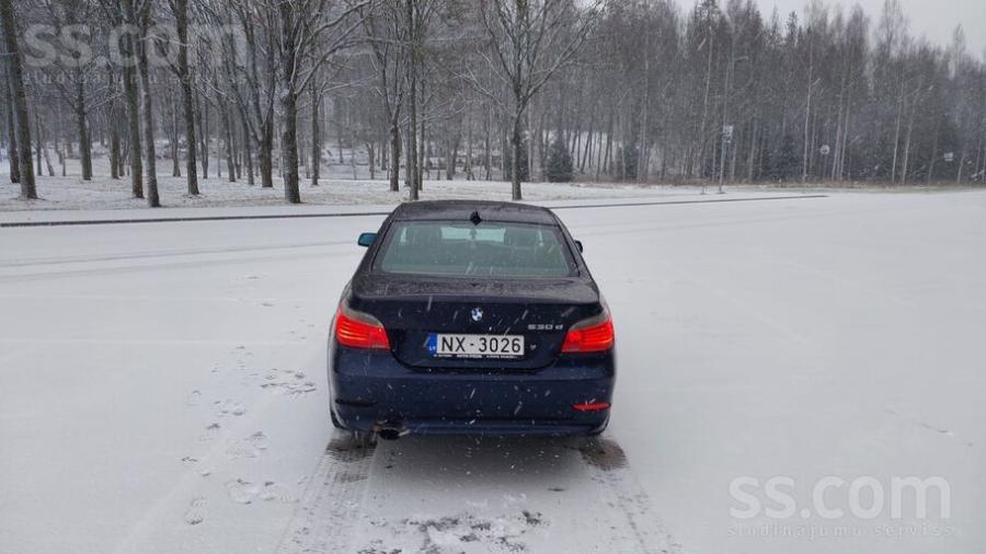 Blue BMW 520 2008 in Aluksne, with an engine capacity of 2.00 L and mileage of 0 thousand km for 3400 €, photo 8 on AUTOMOTO.COM.LV