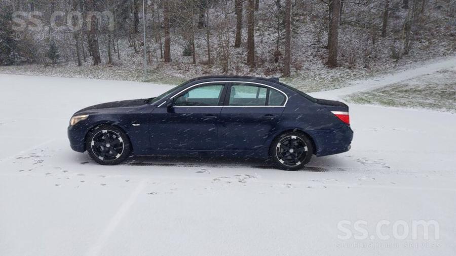 Blue BMW 520 2008 in Aluksne, with an engine capacity of 2.00 L and mileage of 0 thousand km for 3400 €, photo 9 on AUTOMOTO.COM.LV