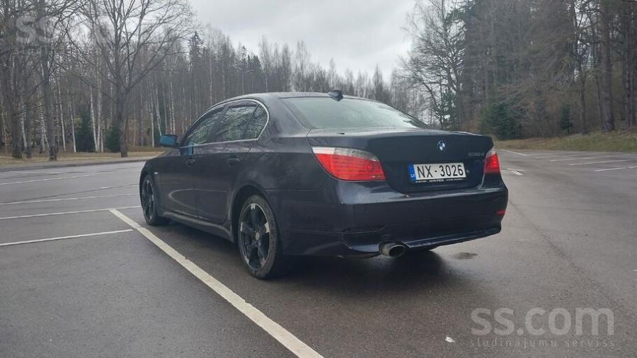 Синий БМВ 520 2008 в Алуксне, объемом двигателя 2.00 л и пробегом 0 тыс. км за 2900 €, фото 7 на AUTOMOTO.COM.LV