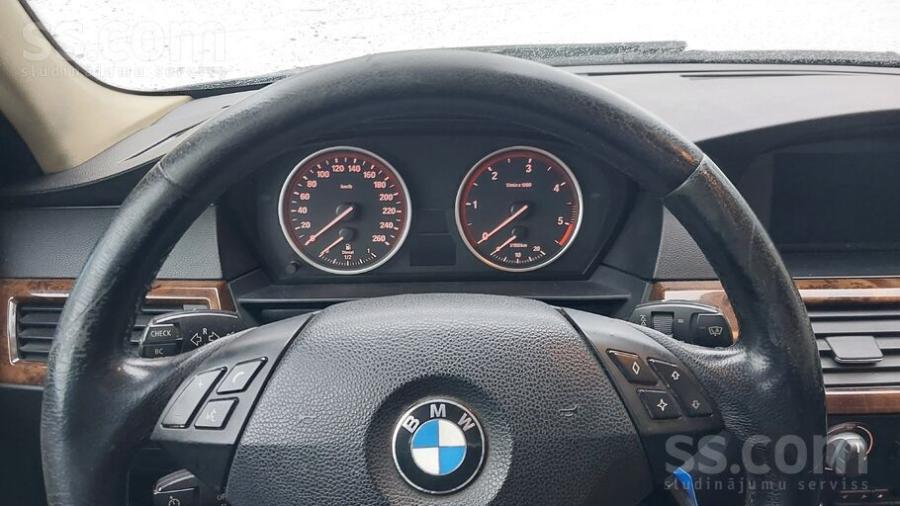 Синий БМВ 520 2008 в Алуксне, объемом двигателя 2.00 л и пробегом 0 тыс. км за 2900 €, фото 16 на AUTOMOTO.COM.LV