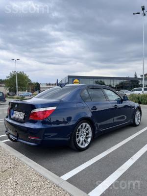 Blue BMW 520 2008 in Bauska, with an engine capacity of 2.00 L and mileage of 348 thousand km for 4500 €, photo 5 on AUTOMOTO.COM.LV