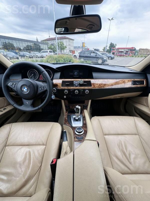 Zils BMW 520 2008 Bauska, ar dzinēja tilpumu 2.00 L un nobraukumu 348 tūkst. km par 4500 €, foto 9 vietnē AUTOMOTO.COM.LV