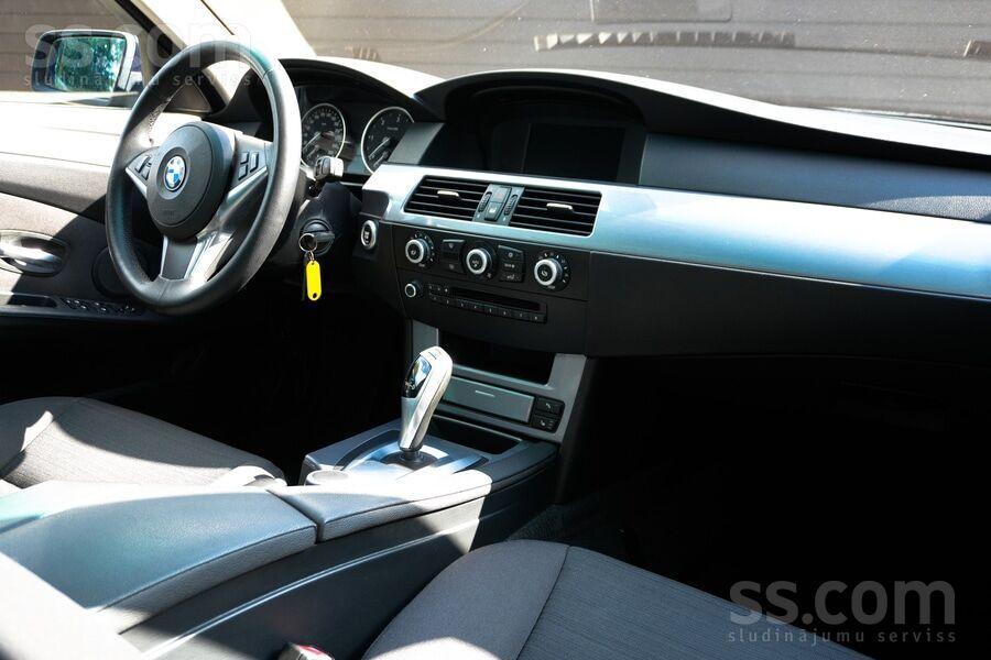 Zils BMW 520 2008 Rīga, ar dzinēja tilpumu 2.00 L un nobraukumu 245 tūkst. km par 5890 €, foto 10 vietnē AUTOMOTO.COM.LV