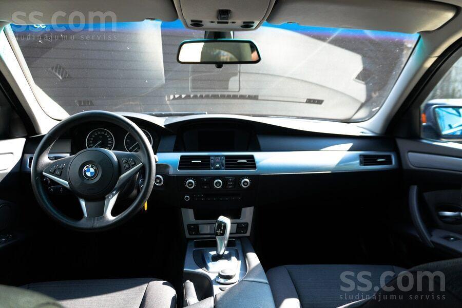 Zils BMW 520 2008 Rīga, ar dzinēja tilpumu 2.00 L un nobraukumu 245 tūkst. km par 5890 €, foto 14 vietnē AUTOMOTO.COM.LV