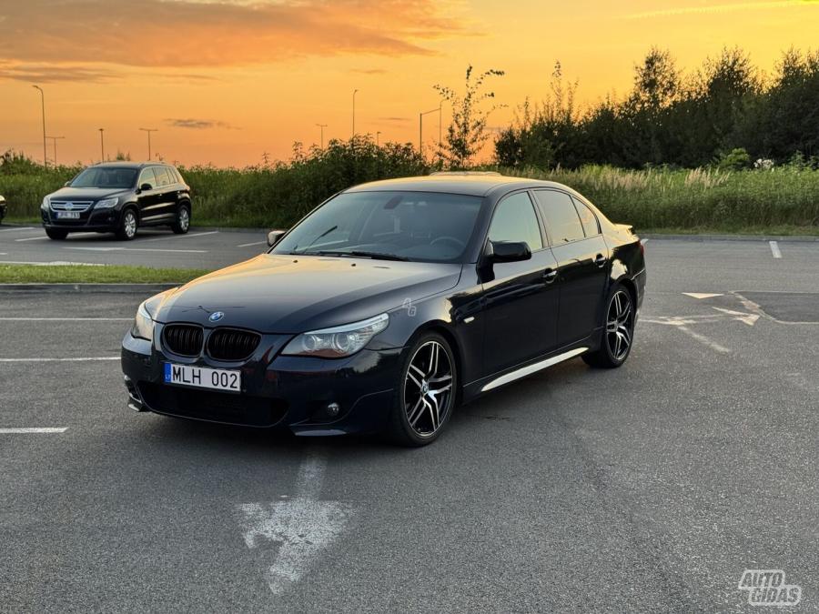 Blue BMW 520 2009 in Sirvintos, with an engine capacity of 2.00 L and mileage of 293 thousand km for 6100 €, photo 3 on AUTOMOTO.COM.LV