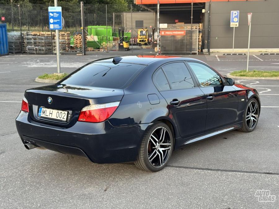 Blue BMW 520 2009 in Sirvintos, with an engine capacity of 2.00 L and mileage of 293 thousand km for 6100 €, photo 6 on AUTOMOTO.COM.LV