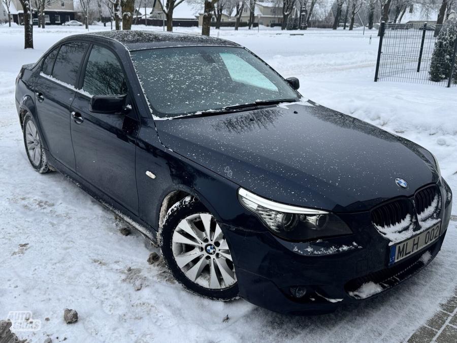 Blue BMW 520 2009 in Sirvintos, with an engine capacity of 2.00 L and mileage of 293 thousand km for 6100 €, photo 15 on AUTOMOTO.COM.LV