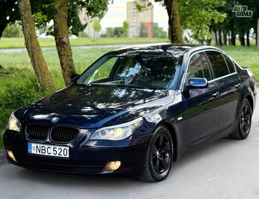 Blue BMW 520 2010 in Kaunas, with an engine capacity of 2.00 L and mileage of 370 thousand km for 4000 €, photo 3 on AUTOMOTO.COM.LV
