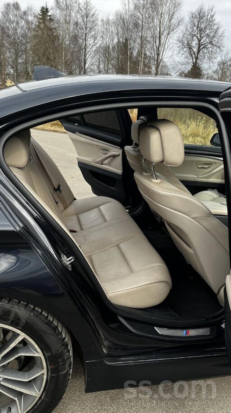 Blue BMW 520 2012 in Riga, with an engine capacity of 2.00 L and mileage of 280 thousand km for 4000 €, photo 9 on AUTOMOTO.COM.LV