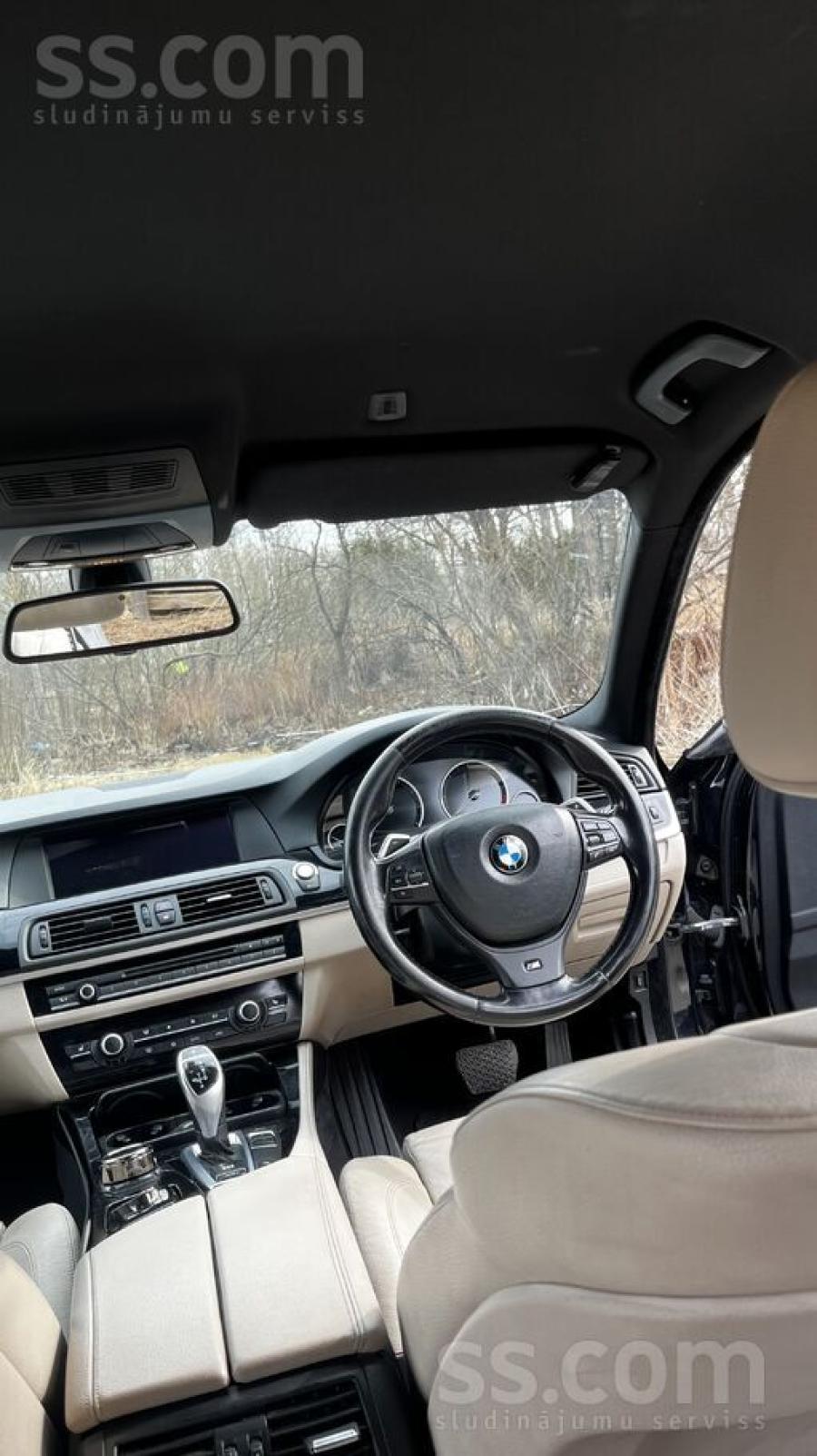 Blue BMW 520 2012 in Riga, with an engine capacity of 2.00 L and mileage of 280 thousand km for 4000 €, photo 10 on AUTOMOTO.COM.LV