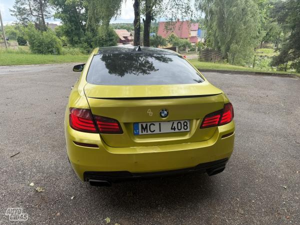 Blue BMW 520 2012 in Vilnius, with an engine capacity of 2.00 L and mileage of 475 thousand km for 7500 €, photo 5 on AUTOMOTO.COM.LV