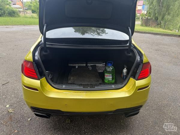 Blue BMW 520 2012 in Vilnius, with an engine capacity of 2.00 L and mileage of 475 thousand km for 7500 €, photo 10 on AUTOMOTO.COM.LV